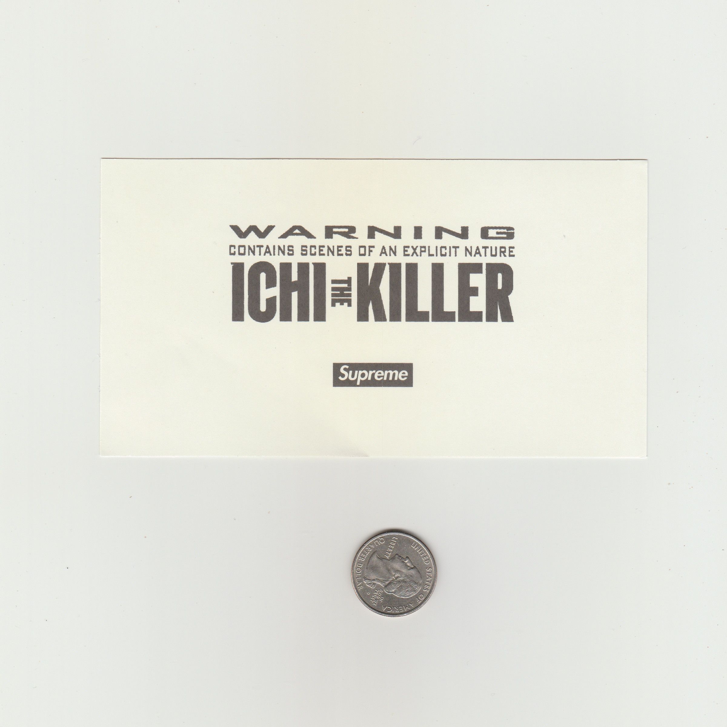 Supreme Ichi The Killer Split Sticker - 2020 | Grailed