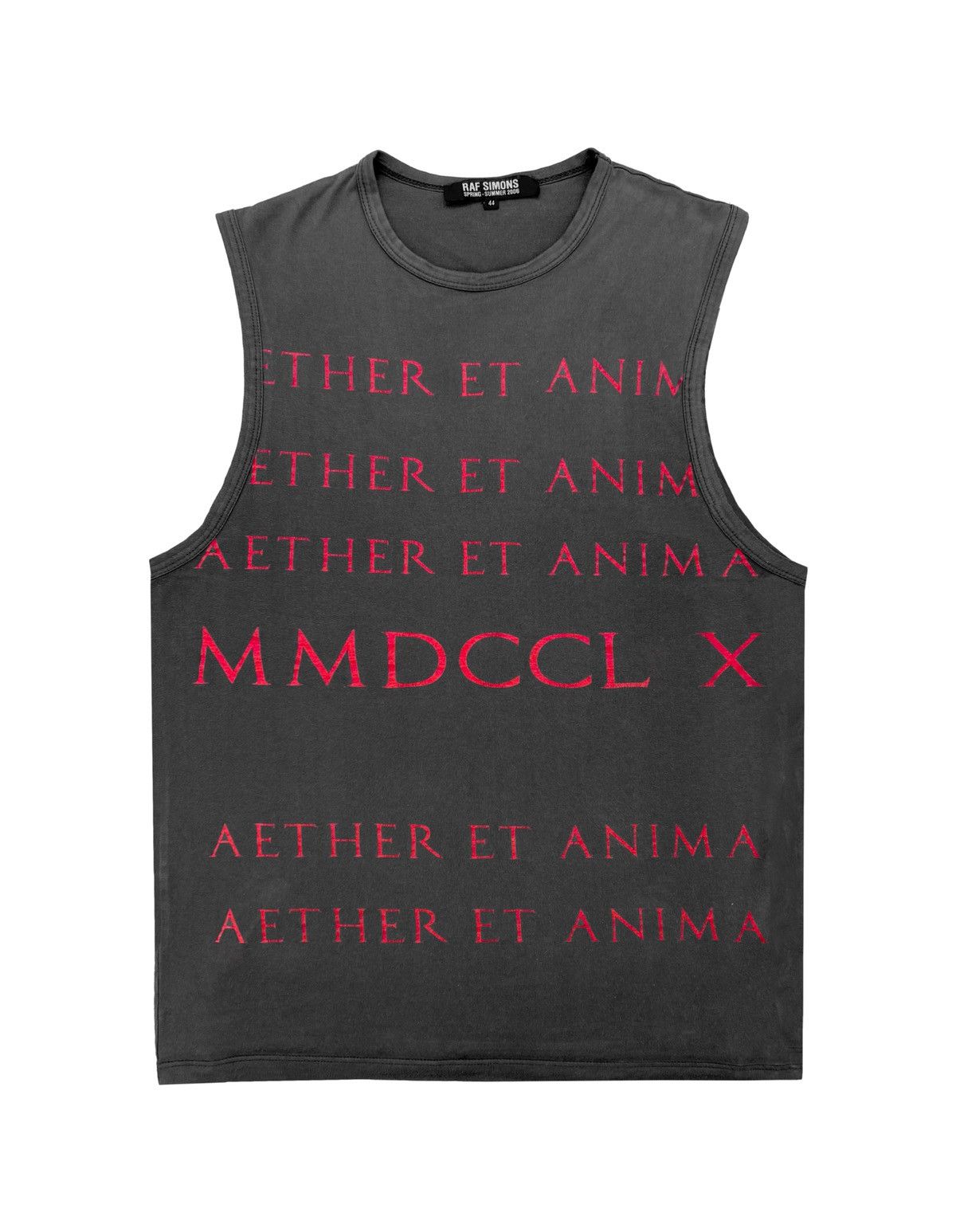 Raf Simons SS06 Raf Simons “Icarus Surgit” MMDCCLIX Oversized Tank-top ...