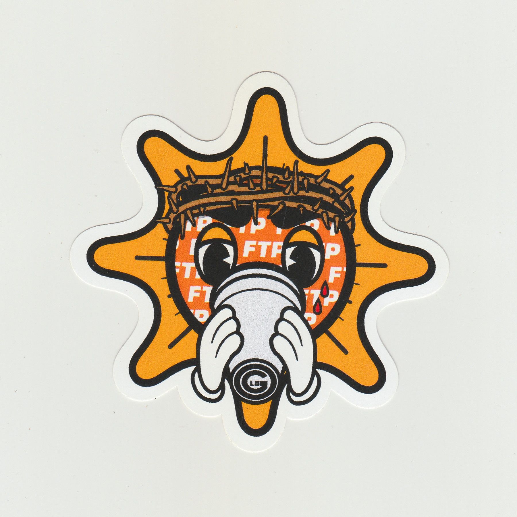 Fuck The Population × Glo Gang FTP x Glory Boys Sun Logo Sticker | Grailed