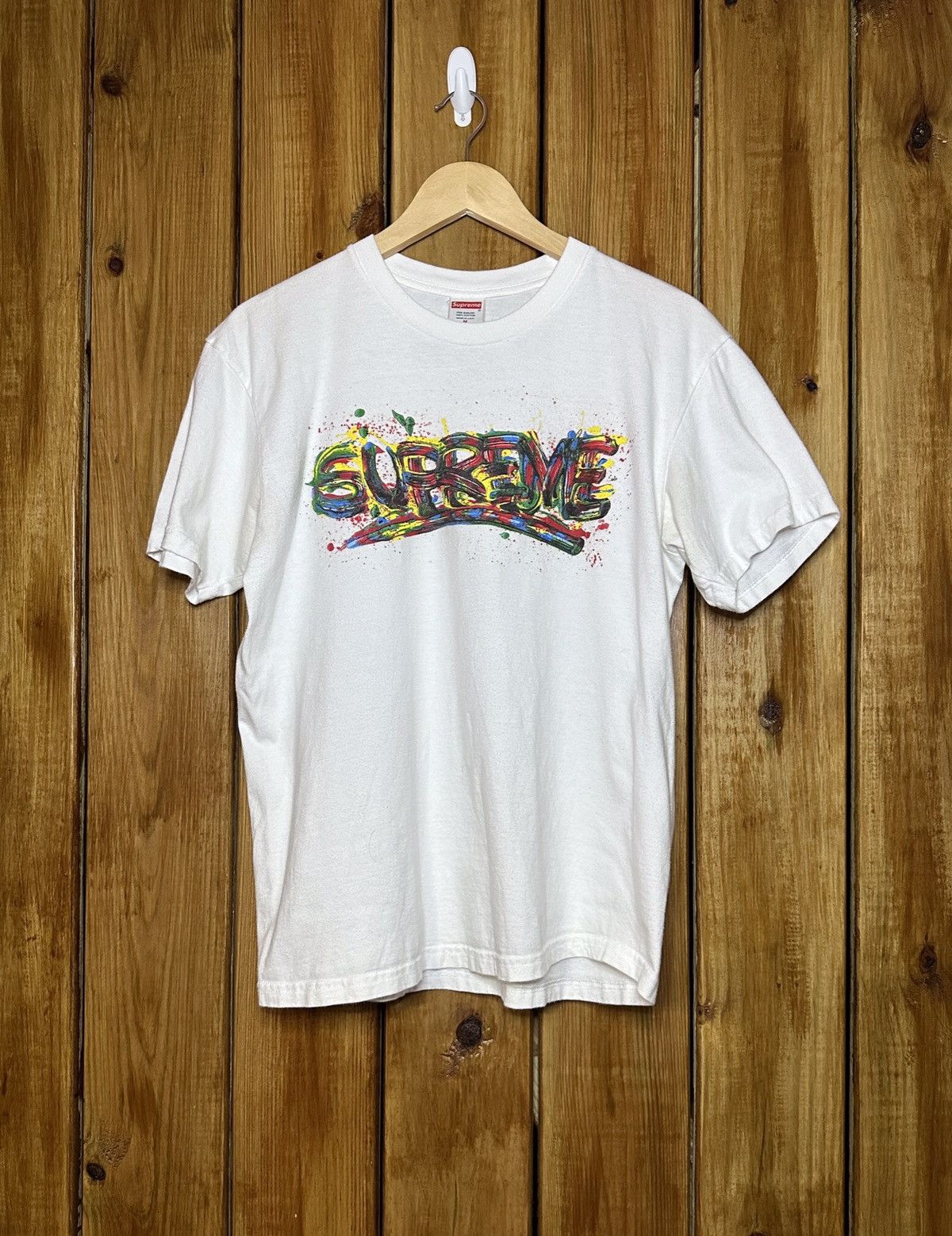 Supreme Supreme Paint Logo T Shirt | Grailed