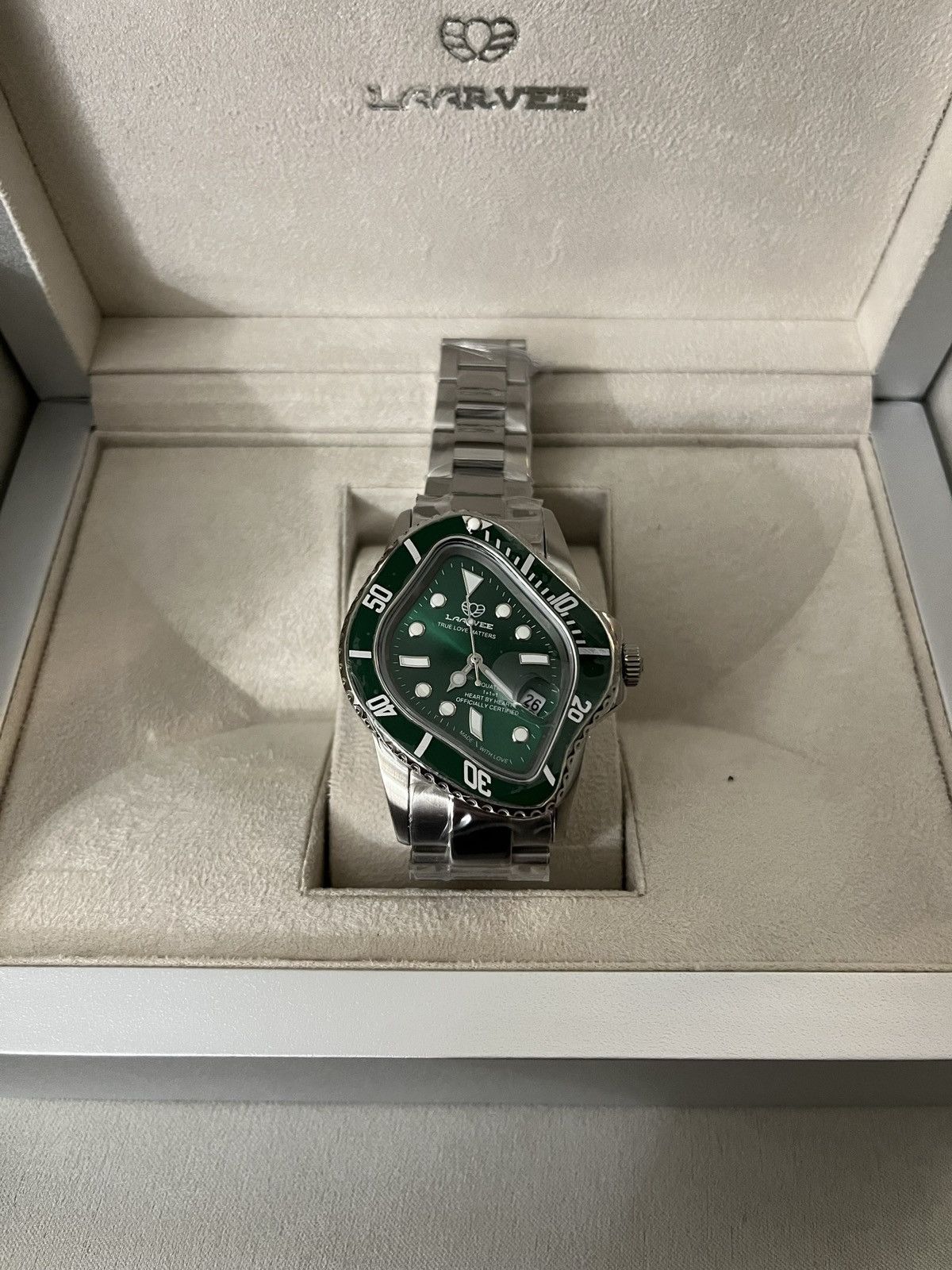 Other Laarvee PEA001 Crash Watch - Green Dial / Green Bezel | Grailed
