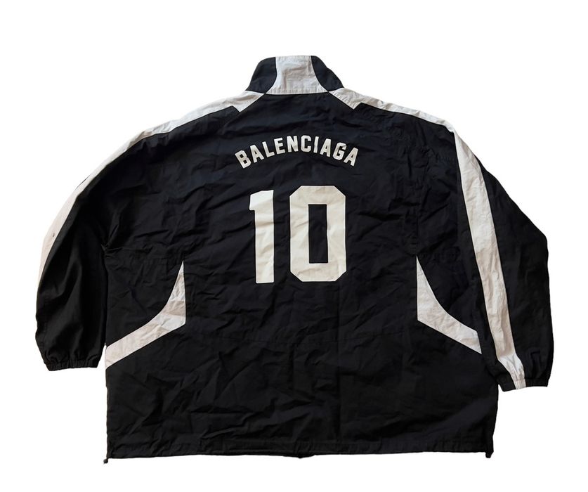 Balenciaga Soccer zip-up logo jacket | Grailed