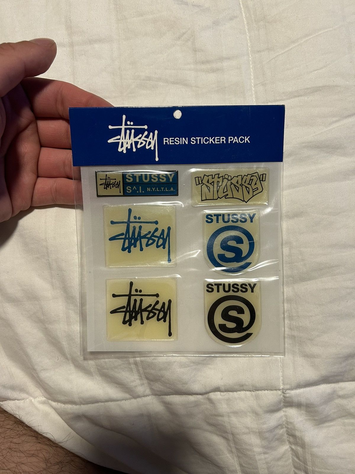 Stussy Vintage Stussy Resin Sticker Pack Brand New Unopen | Grailed