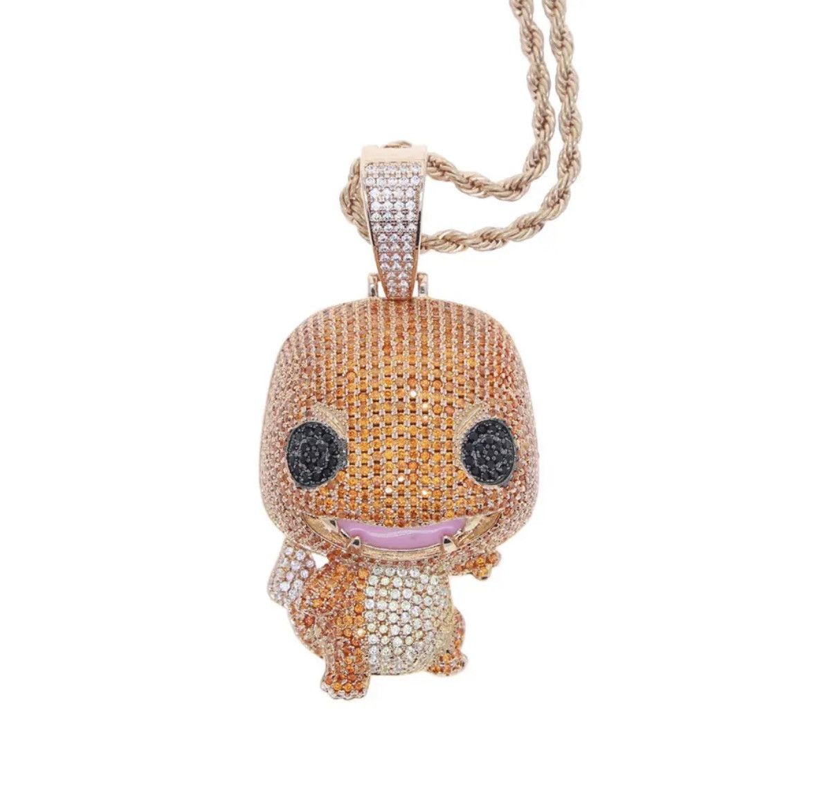 Pokemon NEW Paved Zircon Charmander Bling, Iced, Drip Kawaii Pokémon ...