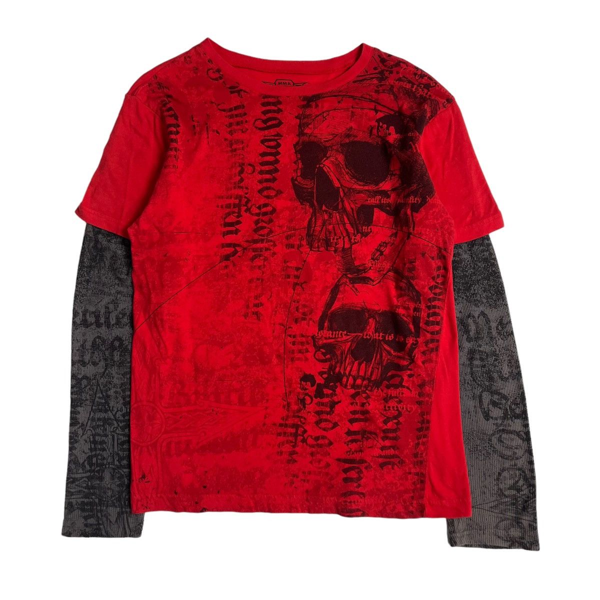 Ed Hardy MMA Elite Double Layer Cyber Y2K Style Long Sleeve | Grailed
