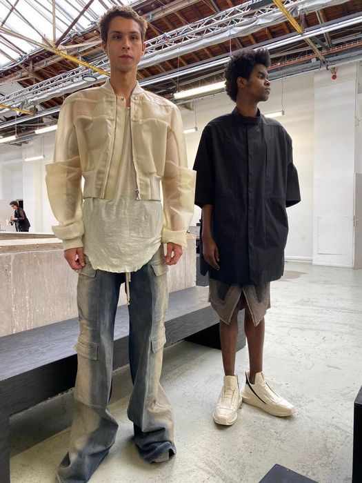 Rick Owens Rick Owens SS23 EDFU DOUBLE CARGO JUMBO BELAS PANTS DENIM 44 ...