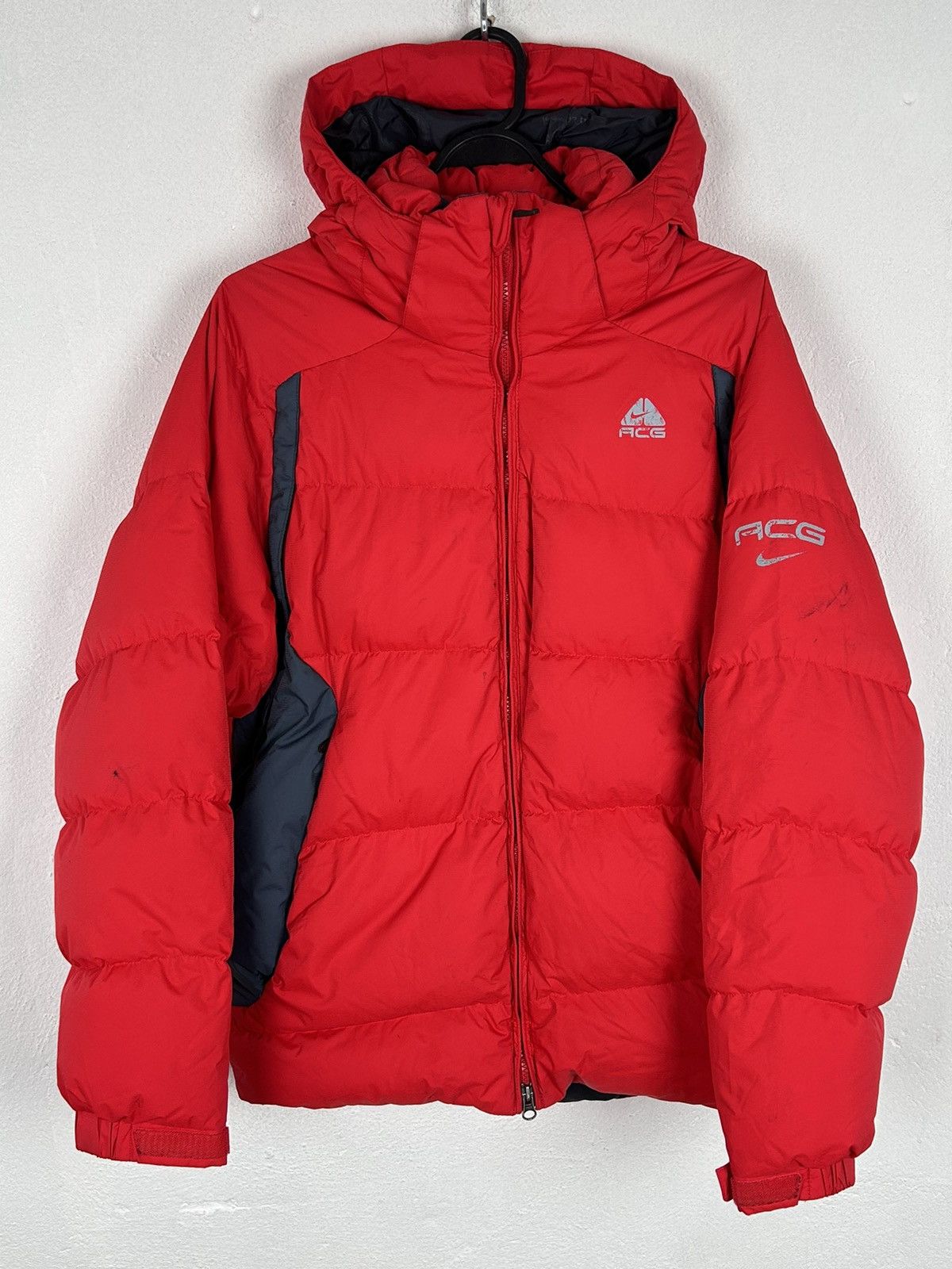 Nike ACG × Vintage 00s Vintage Nike ACG Ski Puffer Jacket In Red | Grailed