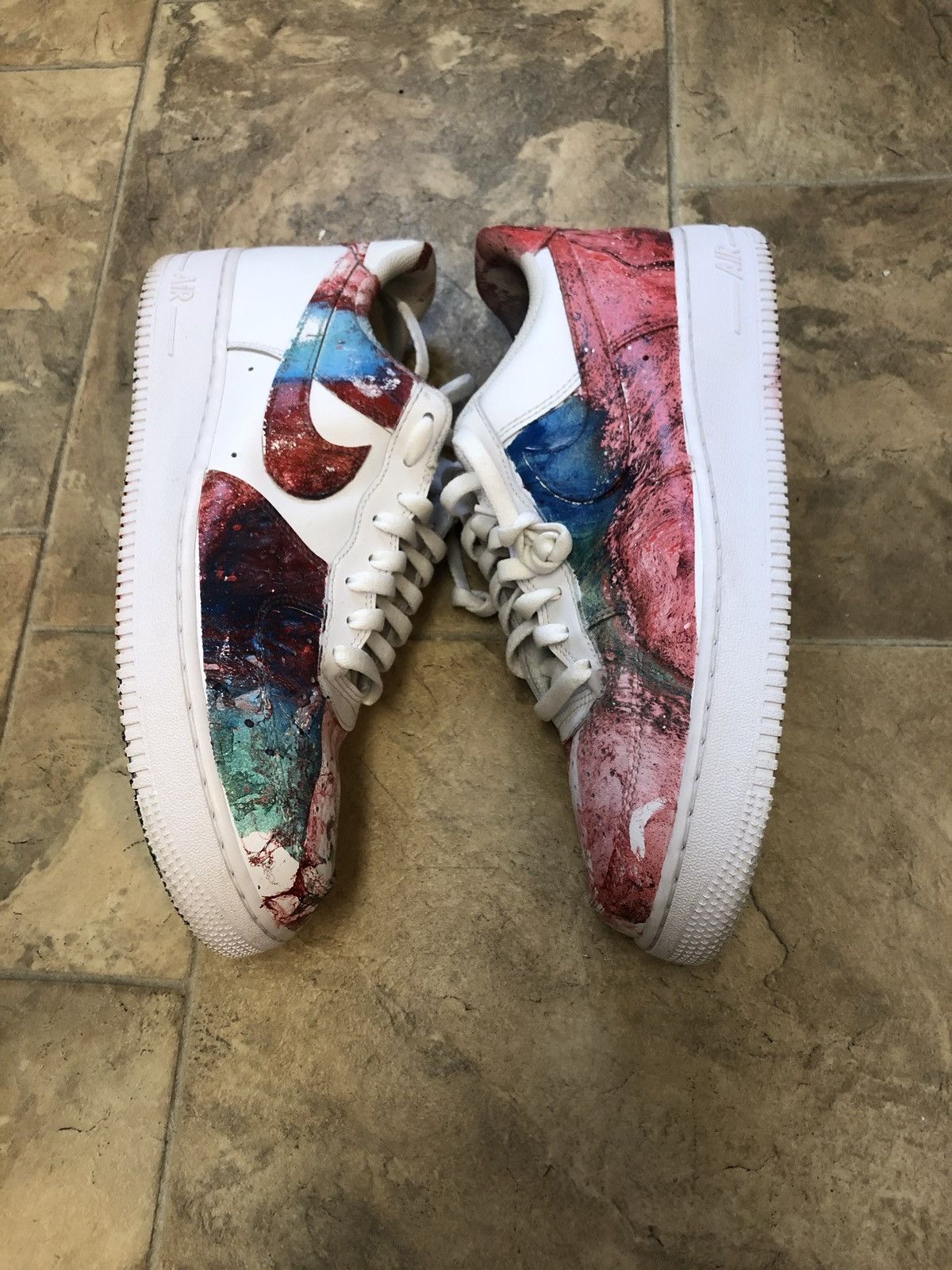 Nike Custom Hydro-Dipped Air Force One | Grailed