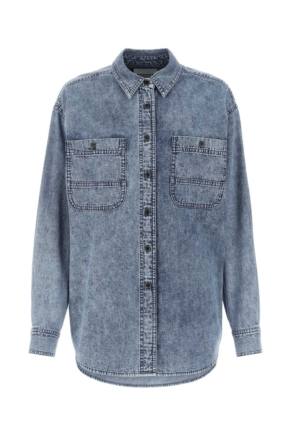 Isabel Marant Etoile Denim Oversize Verane Shirt | Grailed