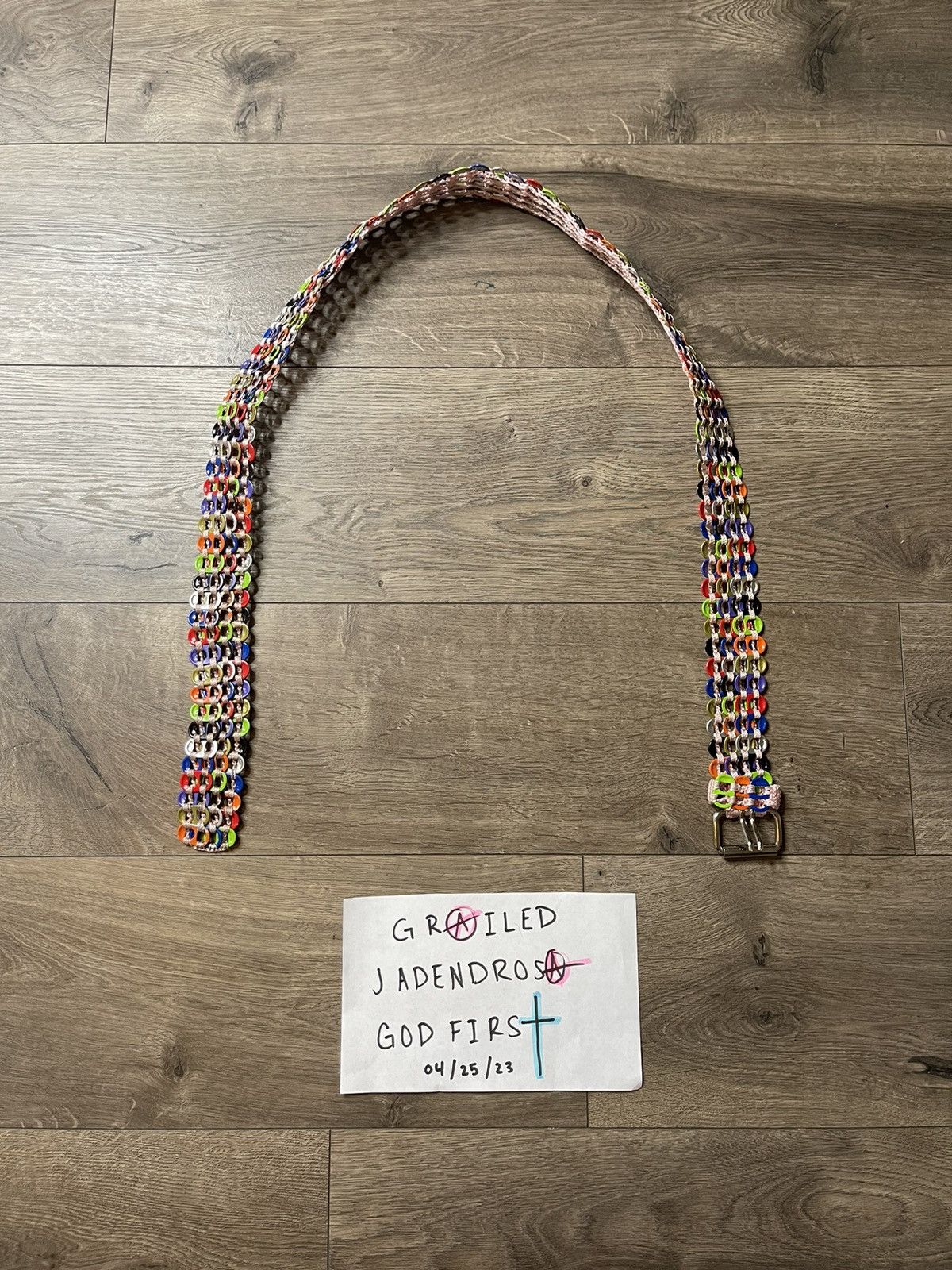 Streetwear Greedy Unit Bottle Cap Belt | Grailed