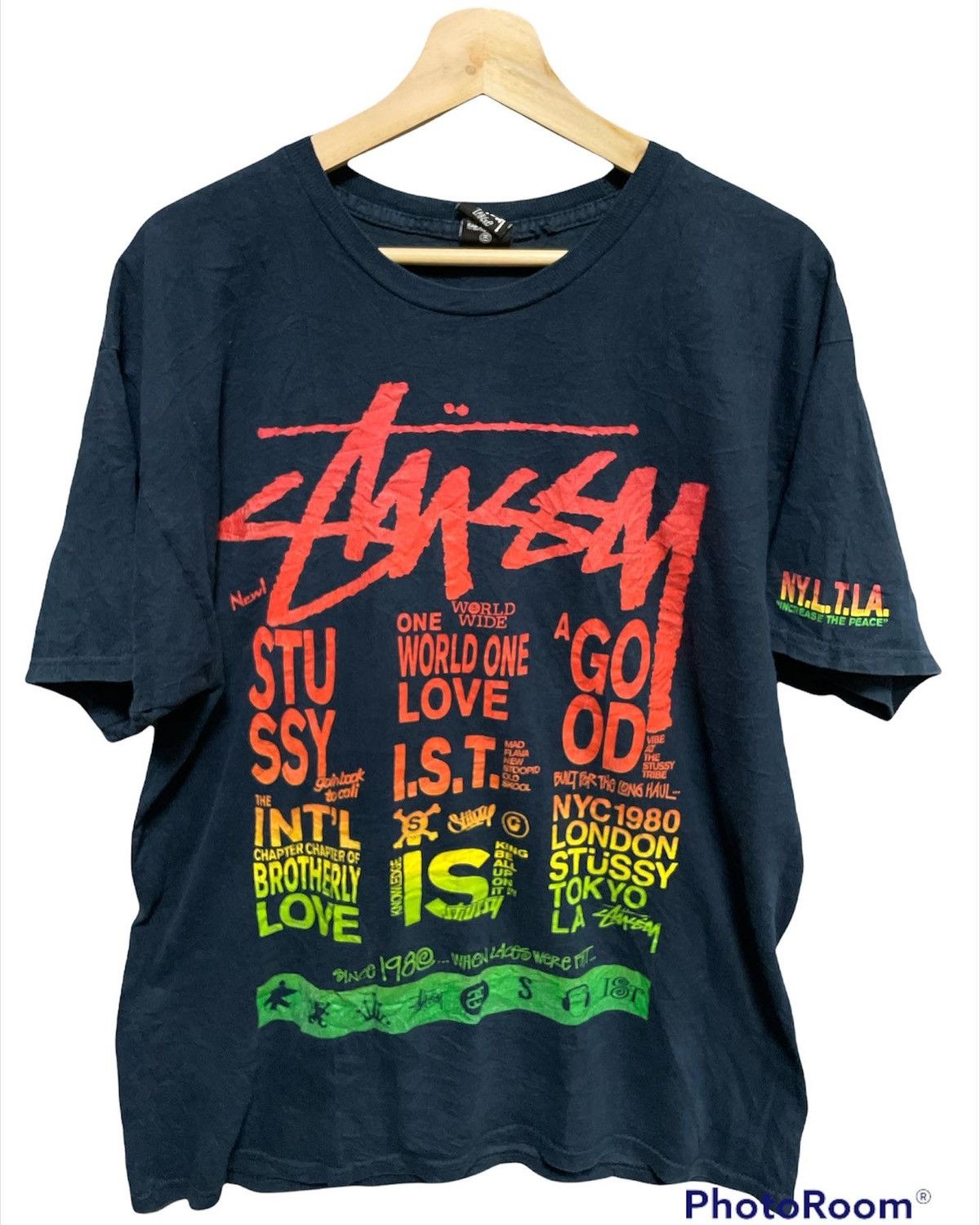 Vintage Vintage Stussy Rasta One World one Love | Grailed