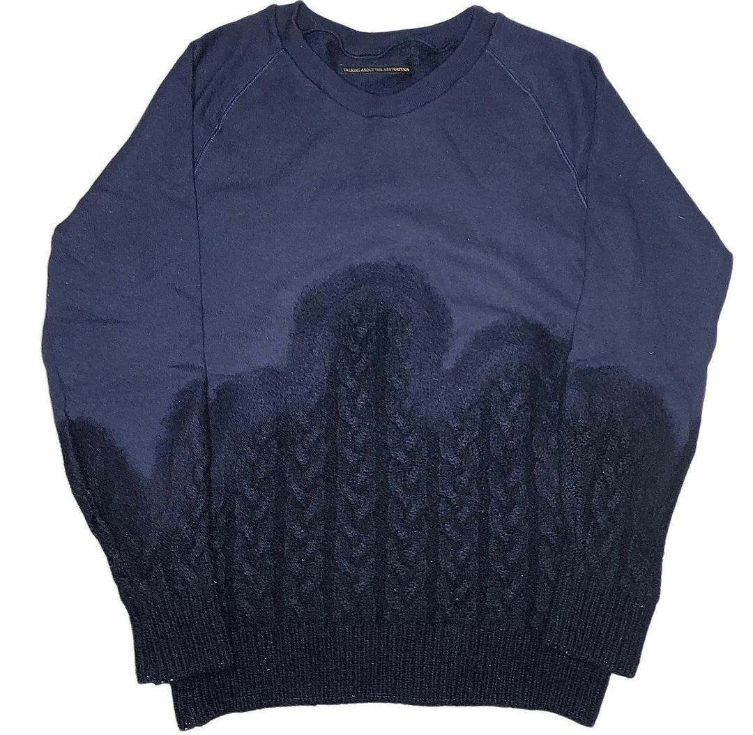 Talking About The Abstraction Fusion knit sweater | Grailed