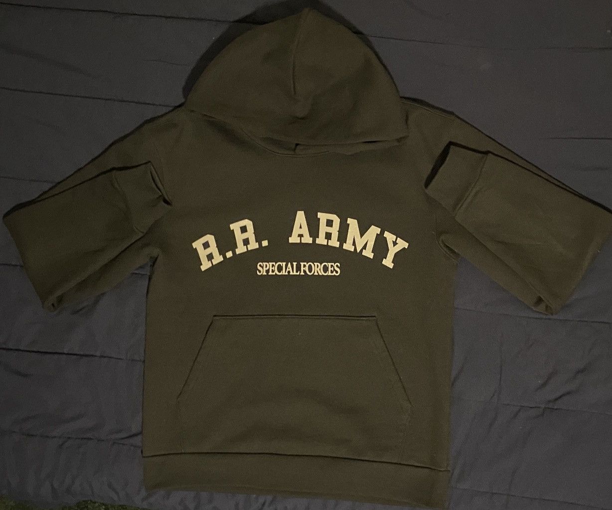 Hype × Streetwear × Very Rare Kankan RR Army Black Hoodie | Grailed