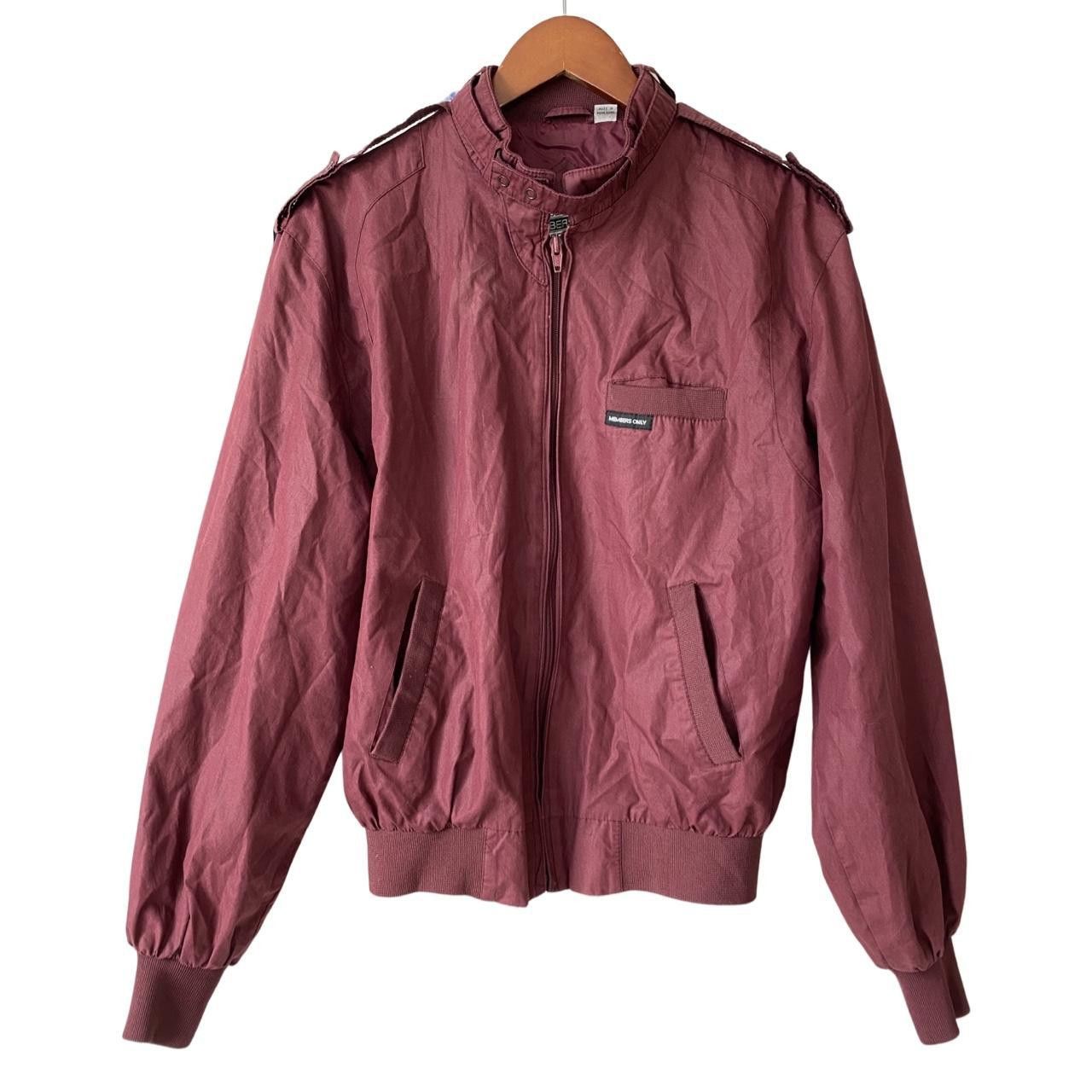 Members Only Vintage Members Only maroon jacket | Grailed