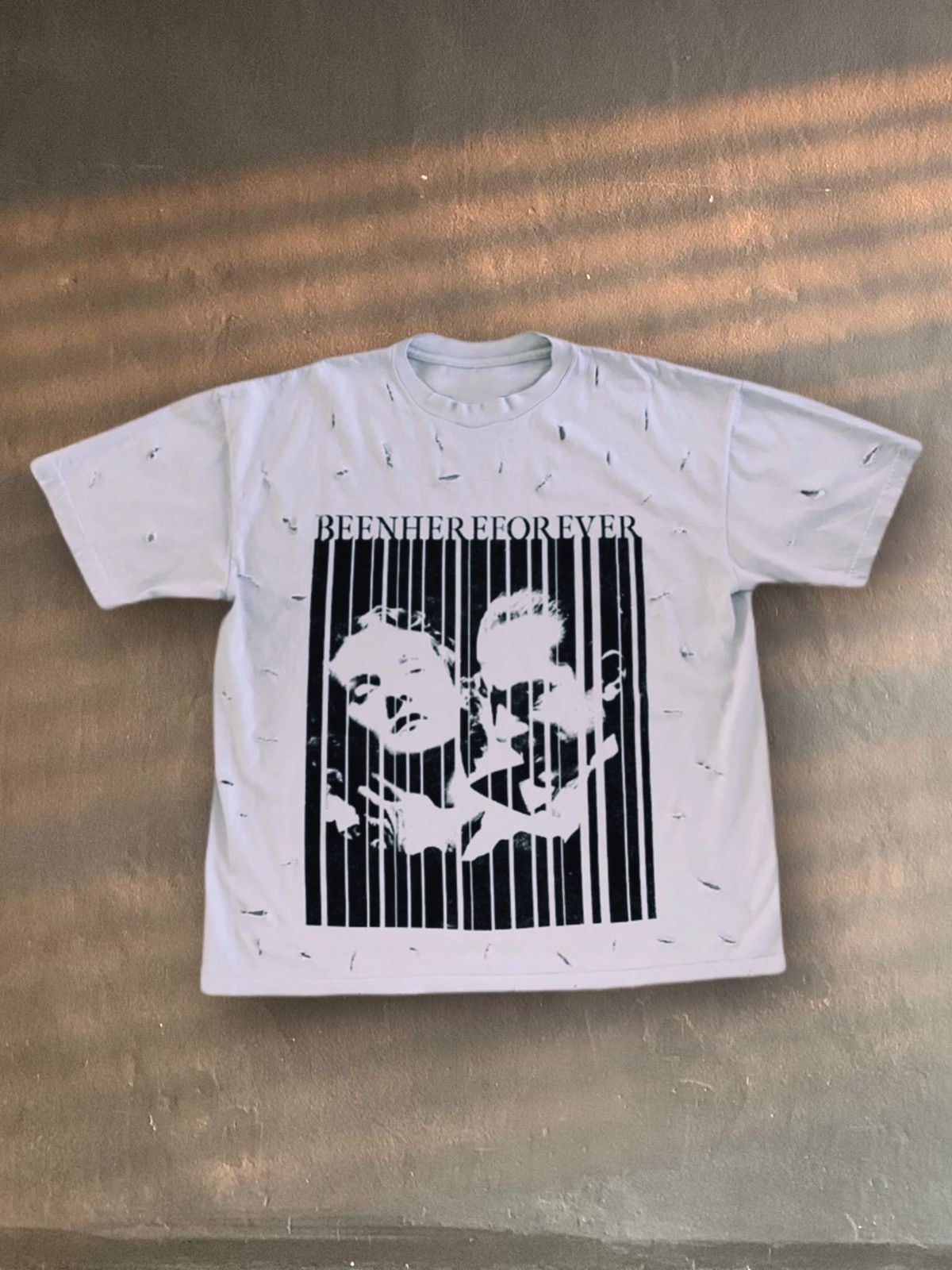 Streetwear G59 x Chetta x Sin Krewe DRACULA DAMAGED CEMENT SHIRT | Grailed