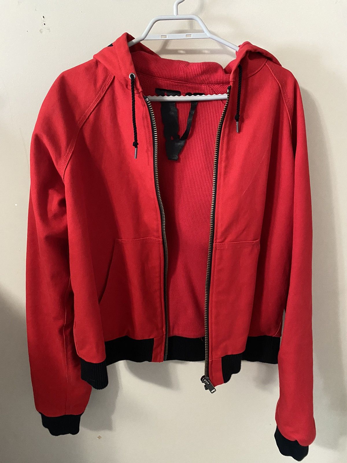 Streetwear × Vlone Red Vlone canvas jacket Size Large | Grailed