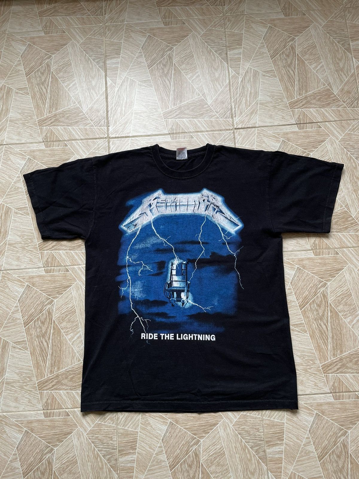 Band Tees × Metallica × Vintage Vintage Metallica Ride The Lightning ...