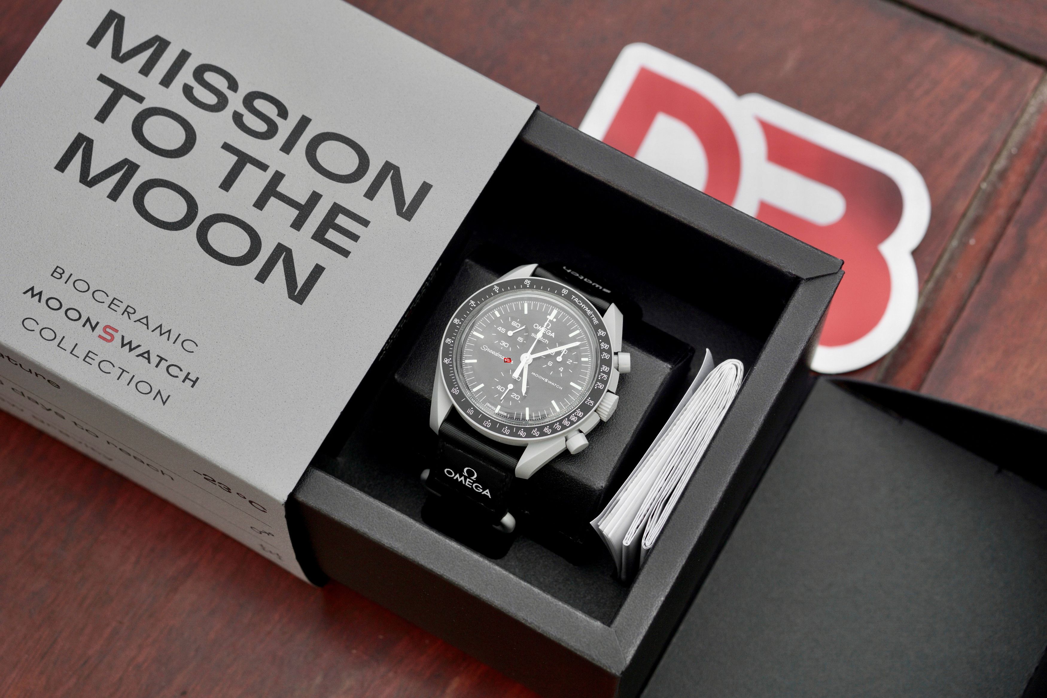 Omega × Swatch Swatch x Omega Moonswatch Mission to the Moon | Grailed