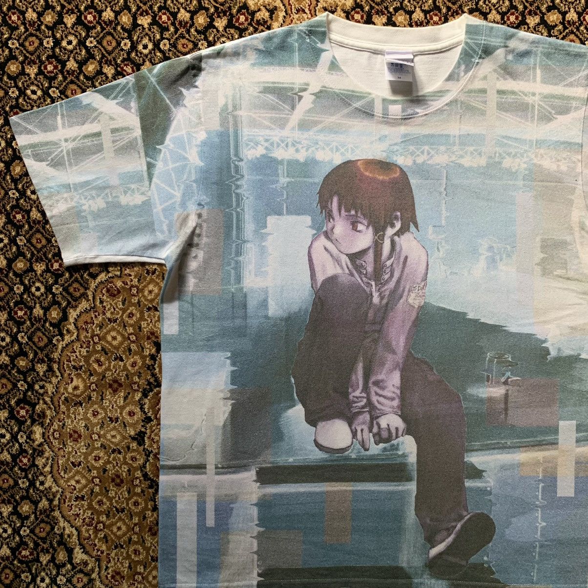 Vintage Rare! 1996 Serial Experiments Lain Anime T-shirt Fullprint ...