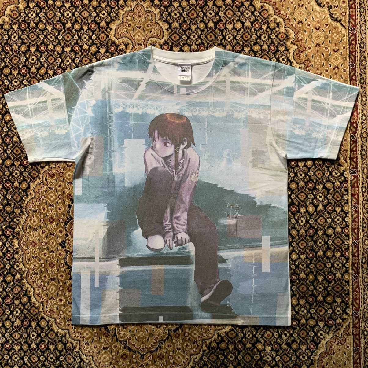 Vintage Rare! 1996 Serial Experiments Lain Anime T-shirt Fullprint ...