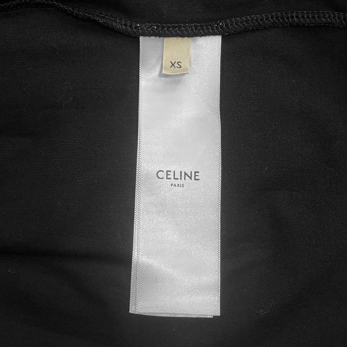 Celine Celine Safety Pin Logo Tee | Grailed