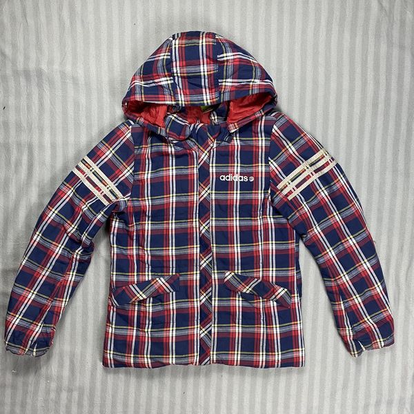 Adidas Adidas Checkered Plaid Zip Up Hoodie Jacket | Grailed