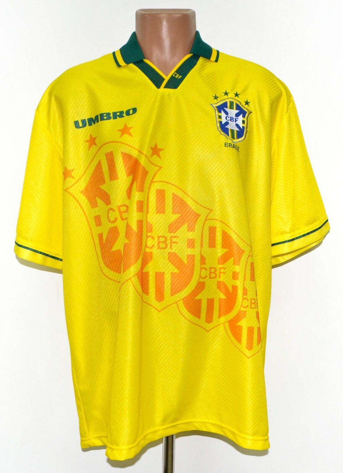 Umbro BRAZIL 1994/1997 HOME SHIRT JERSEY UMBRO SIZE XXL ADULT | Grailed