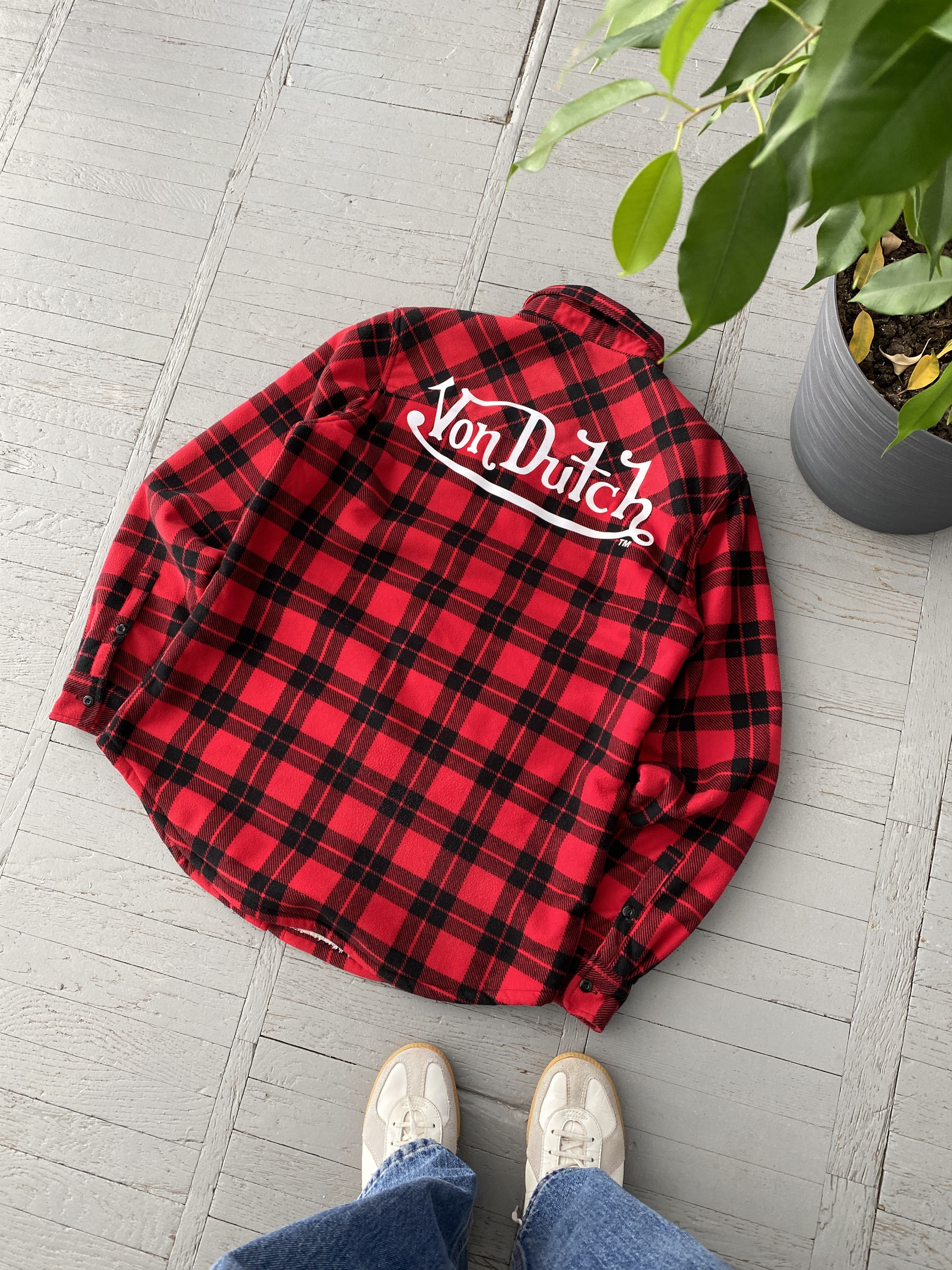 Vintage Vintage Von Dutch Quilted Flannel Shirt Jacket | Grailed
