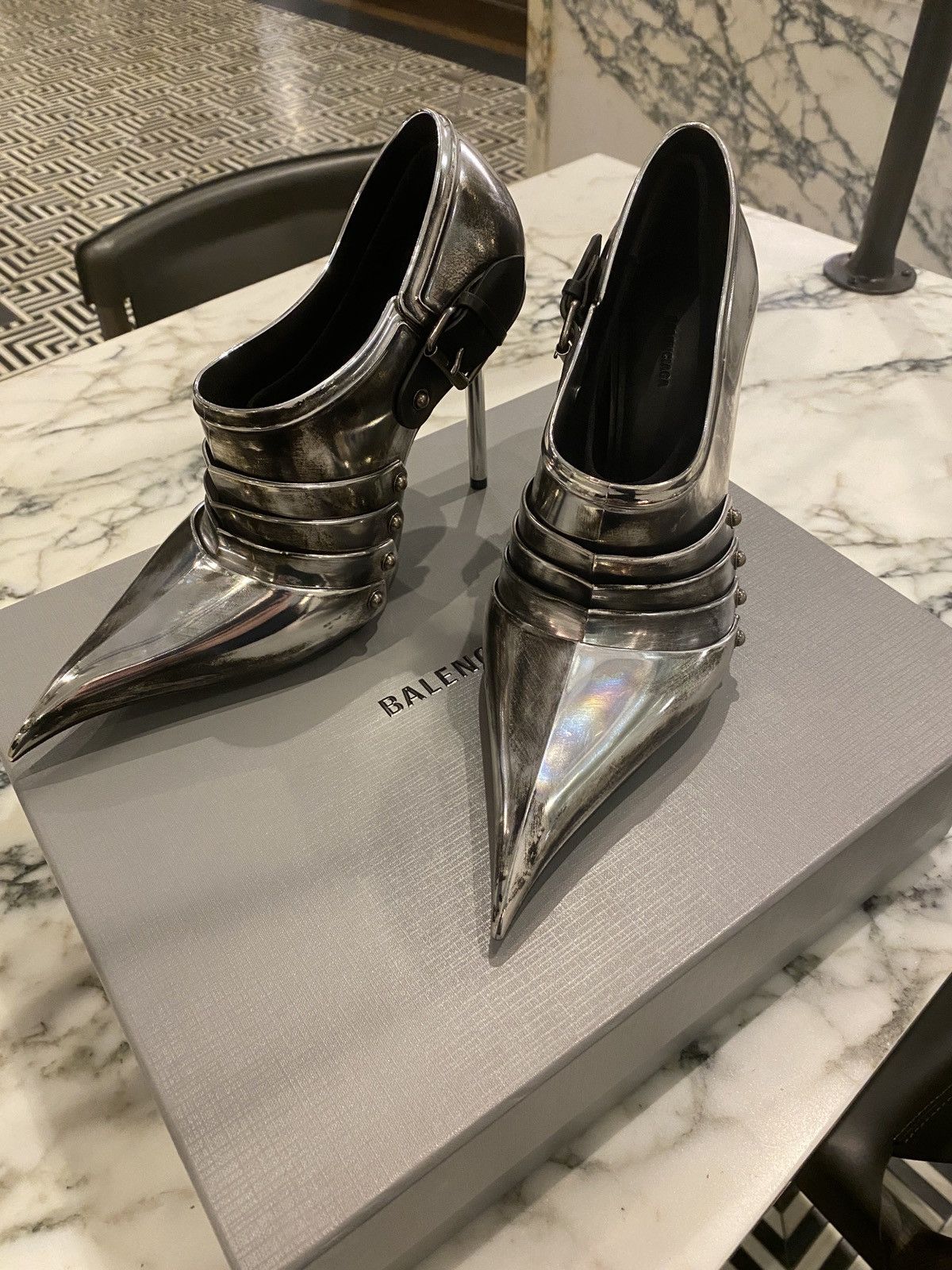 Balenciaga Balenciaga Chevalier Heels | Grailed