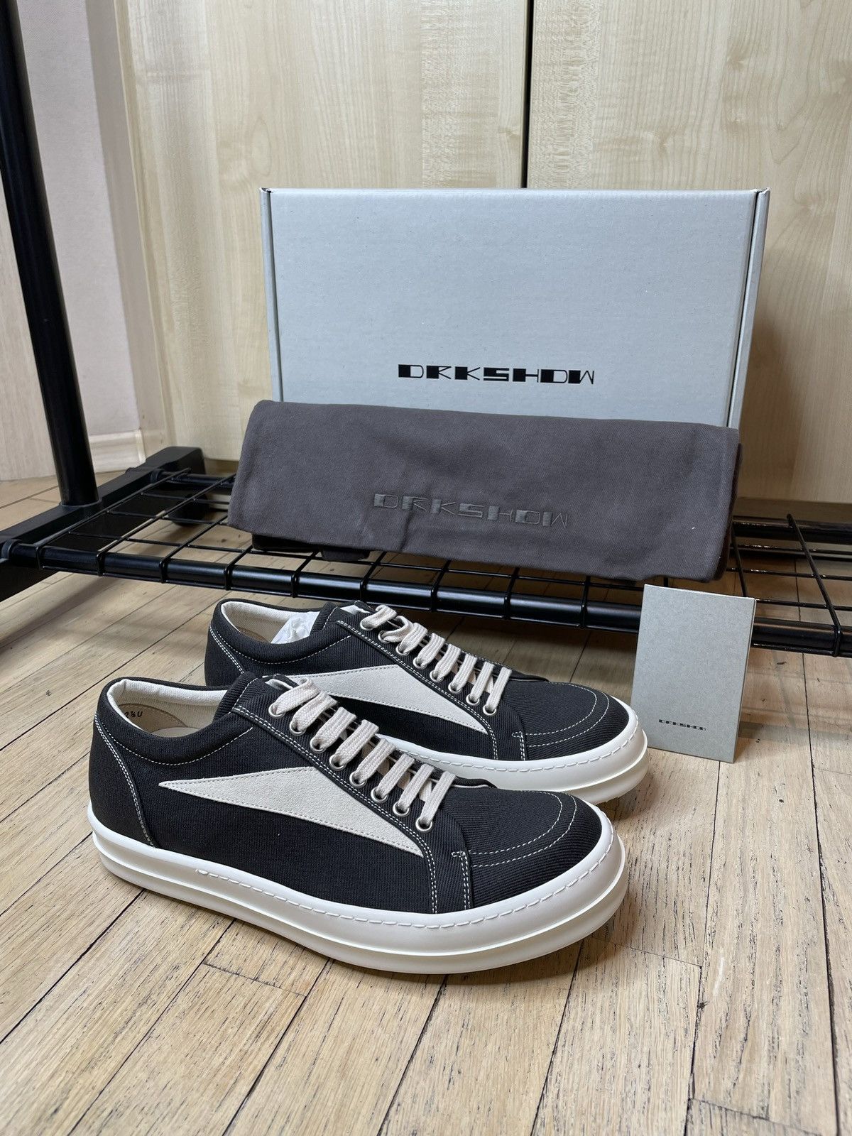 Rick Owens Rick Owens DRKSHDW “Vans” Vintage Dark Dust Sneakers SS23 ...