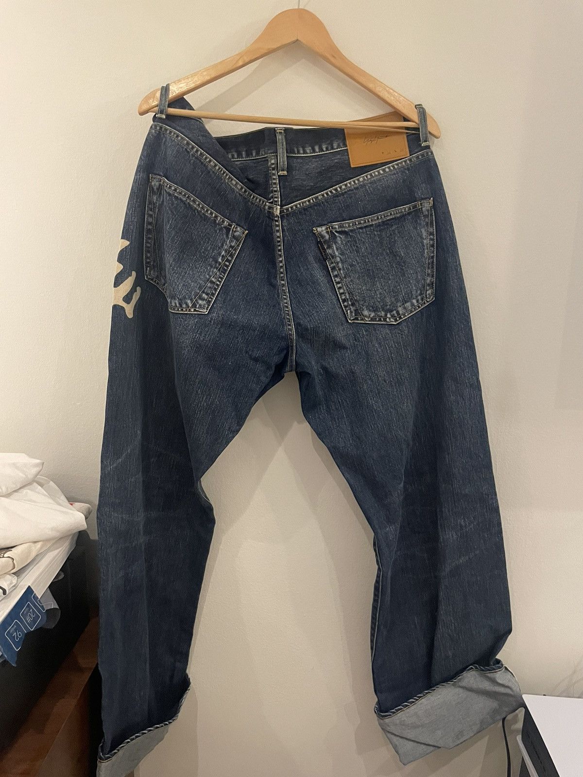 Yohji Yamamoto AW03 spotted horse painted denim | Grailed