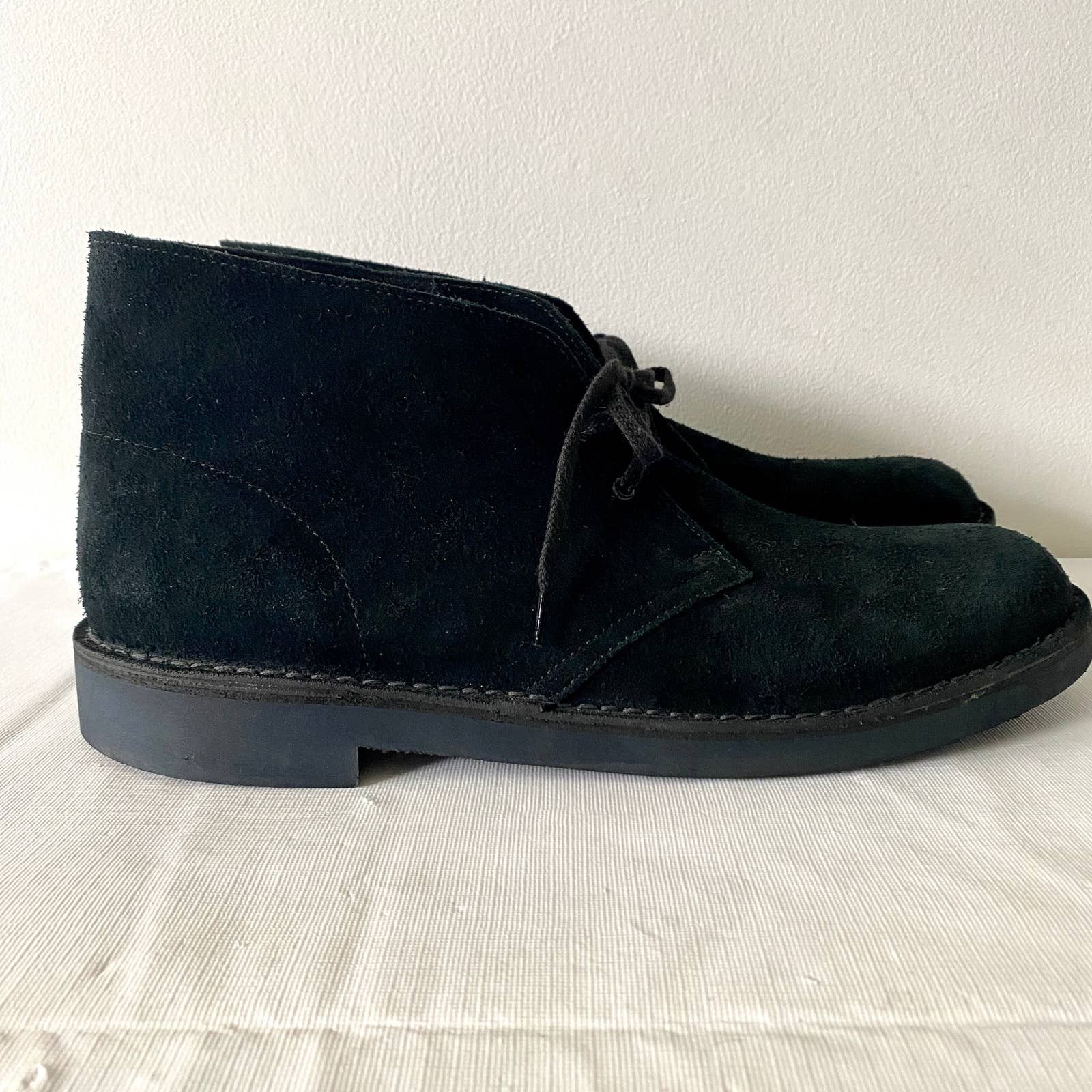 Clarks Clarks Bushacre 2 Chukka Boot in Black Suede Men's 12 NEW | Grailed