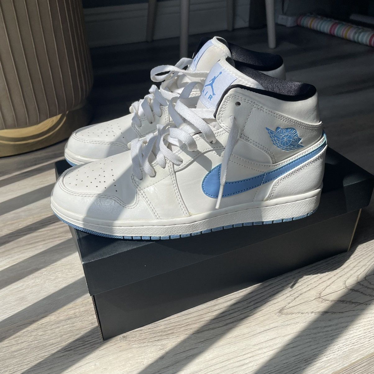 Jordan Brand Air Jordan 1 Retro mid ' Legend Blue ' | Grailed