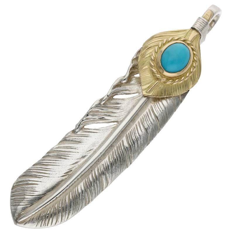 Goros Goro's Kamikinikinawa Turquoise Feather Charm | Grailed