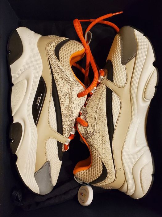 Dior Rare Christian Dior B22 Python Limited Edition Sneakers | Grailed