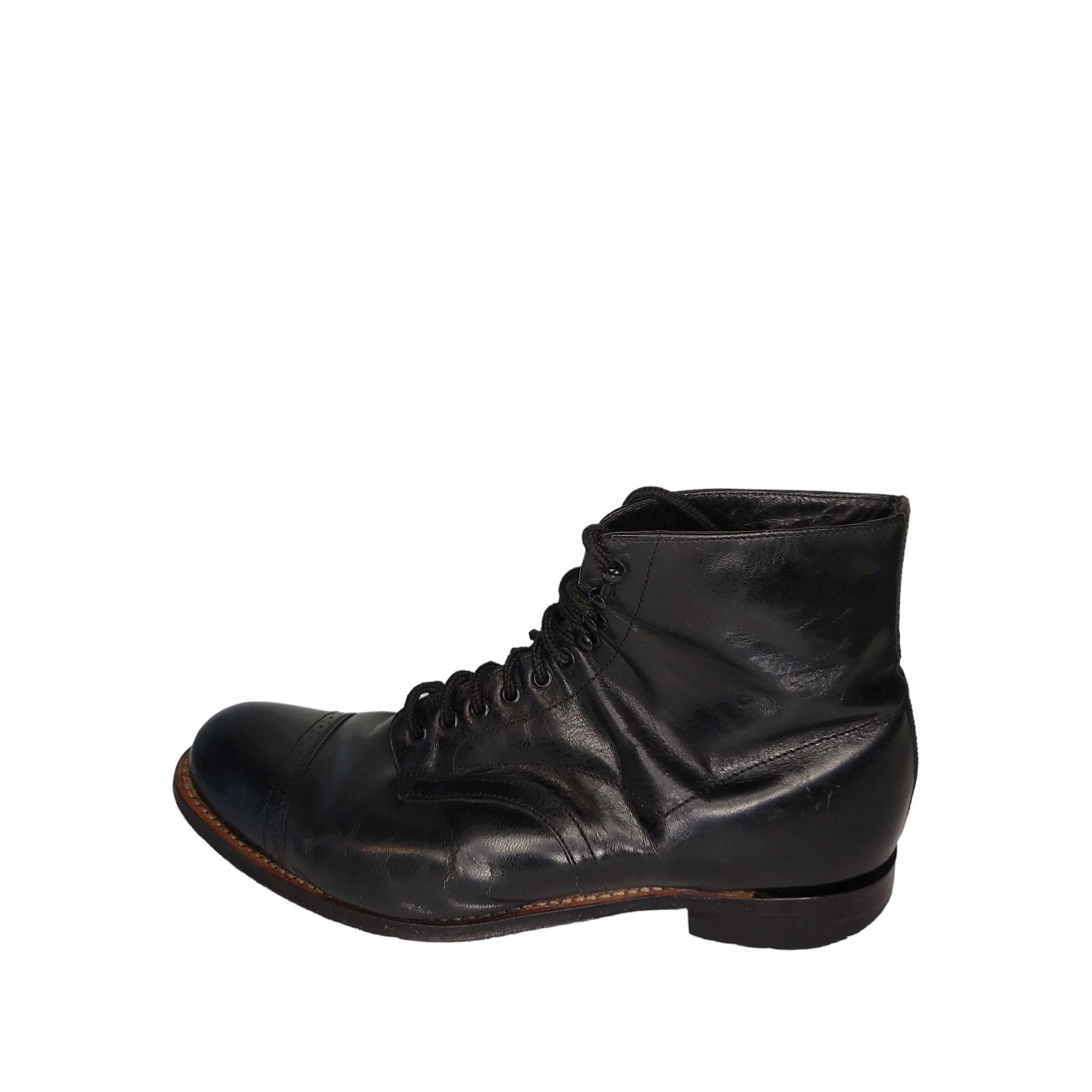 Stacy Adams Stacy Adams Black Leather Mid Calf Size 9 EE Boots Men ...
