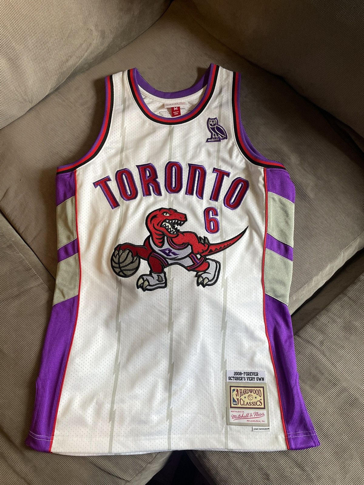 Octobers Very Own OVO Mitchell and Ness ‘95 Raptors Basketball Jersey ...