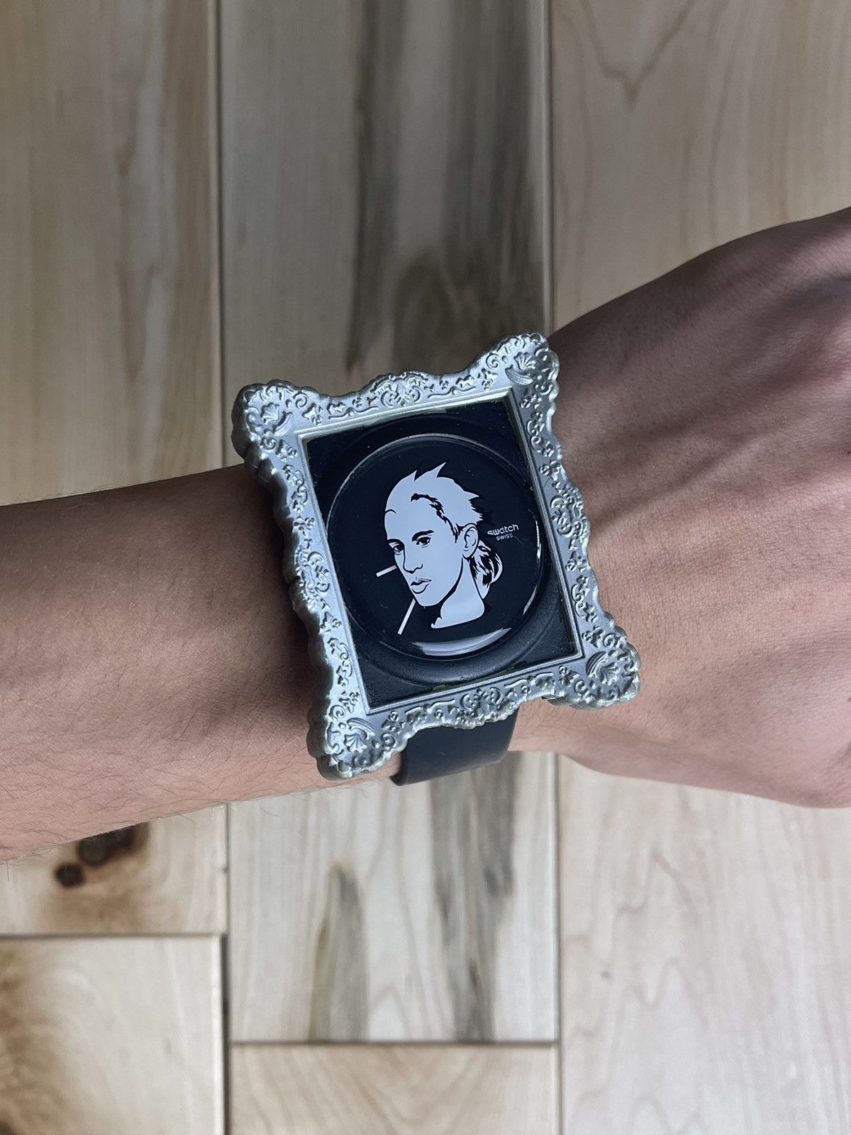 Jeremy Scott Jeremy Scott x Swatch Silver Mirror Timepiece | Grailed