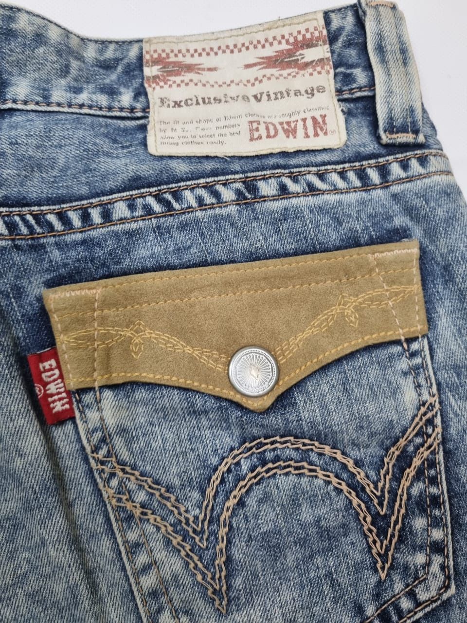 Edwin × Japanese Brand × Vintage Exclusive Vintage X Extreme Distress X ...