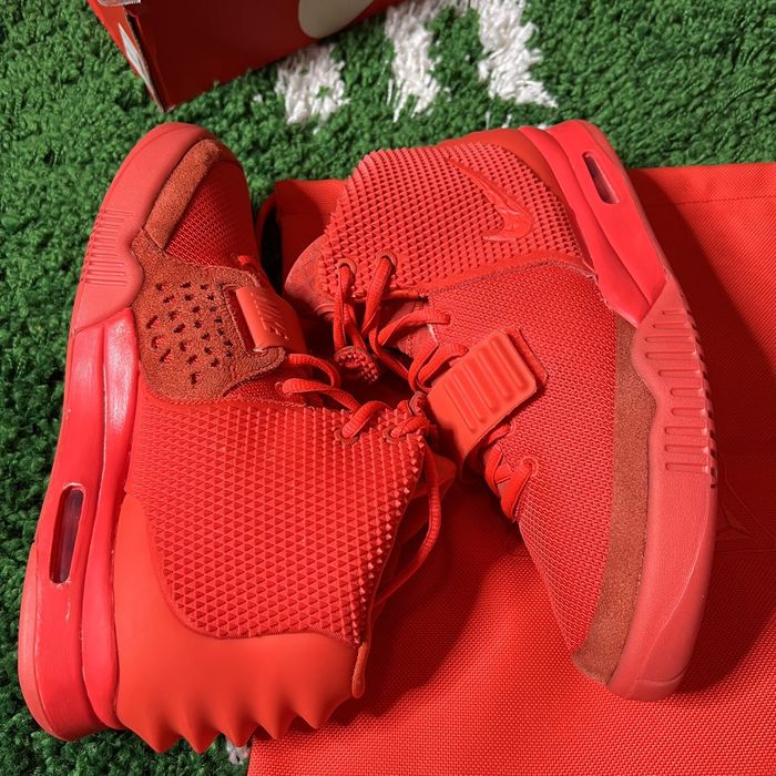 Nike Rare holy grail 2014 Nike Air Yeezy 2 Red October | Grailed