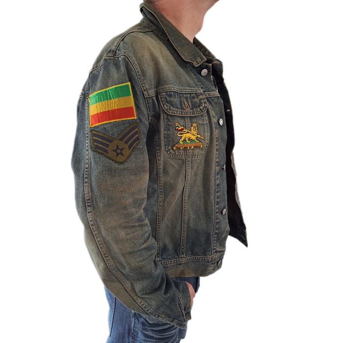 Diesel Vintage Diesel Denim Rastafarian Jacket. Blue. Size XXL | Grailed