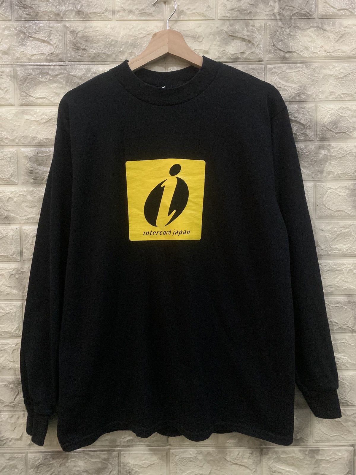 Made In Usa × Very Rare × Vintage Vintage Intercord Japan black shirt ...