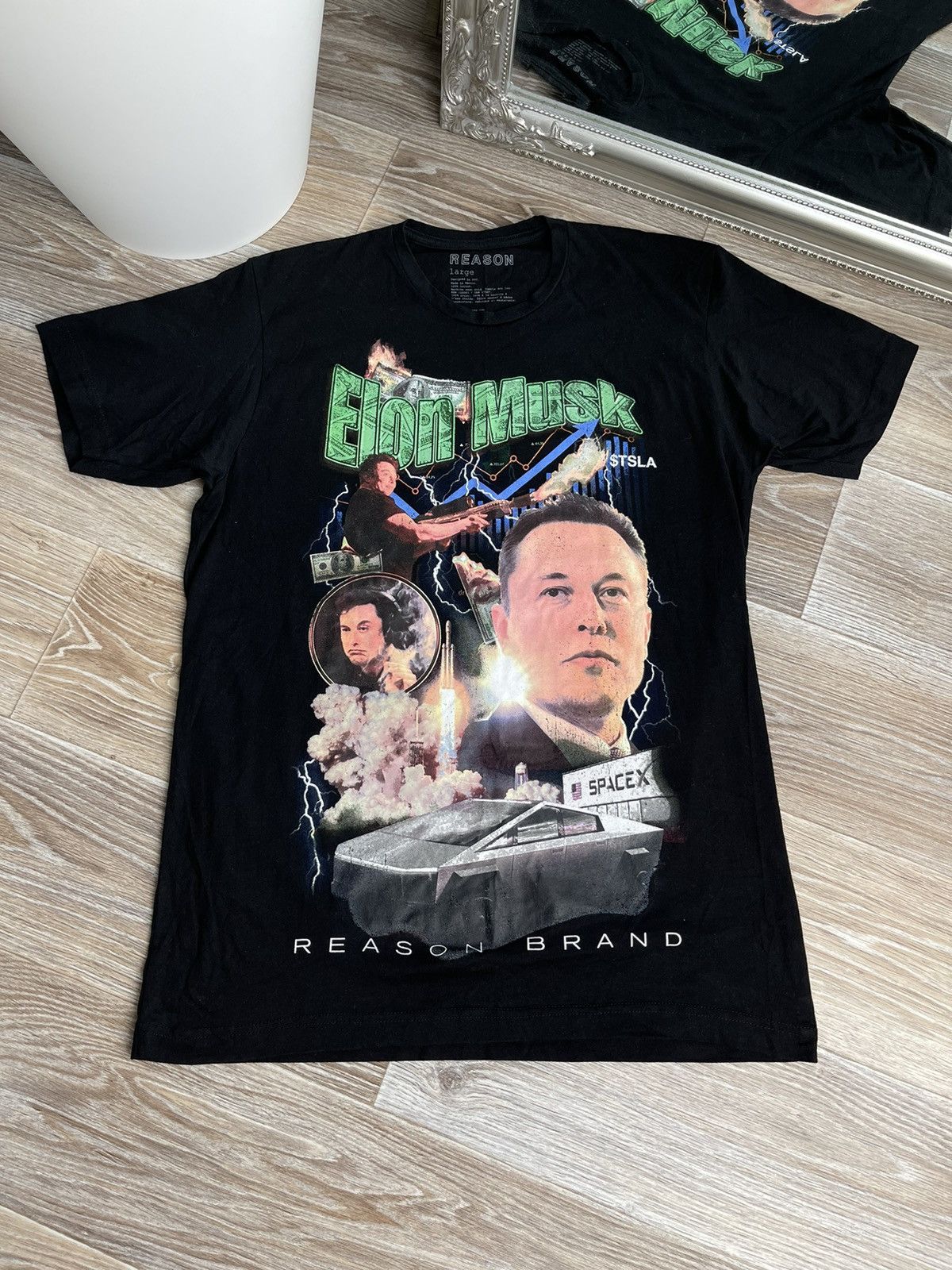 Made In Usa Elon Musk Tesla SpaceX T-Shirt | Grailed