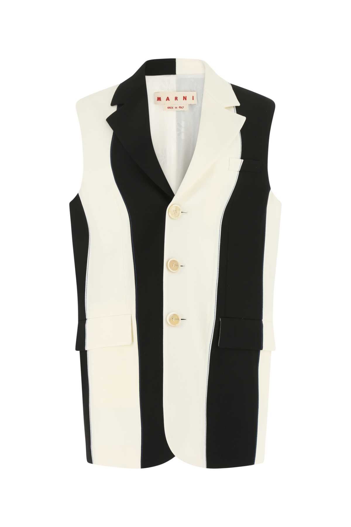 Marni Two-Tone Wool Oversize Vest | Grailed