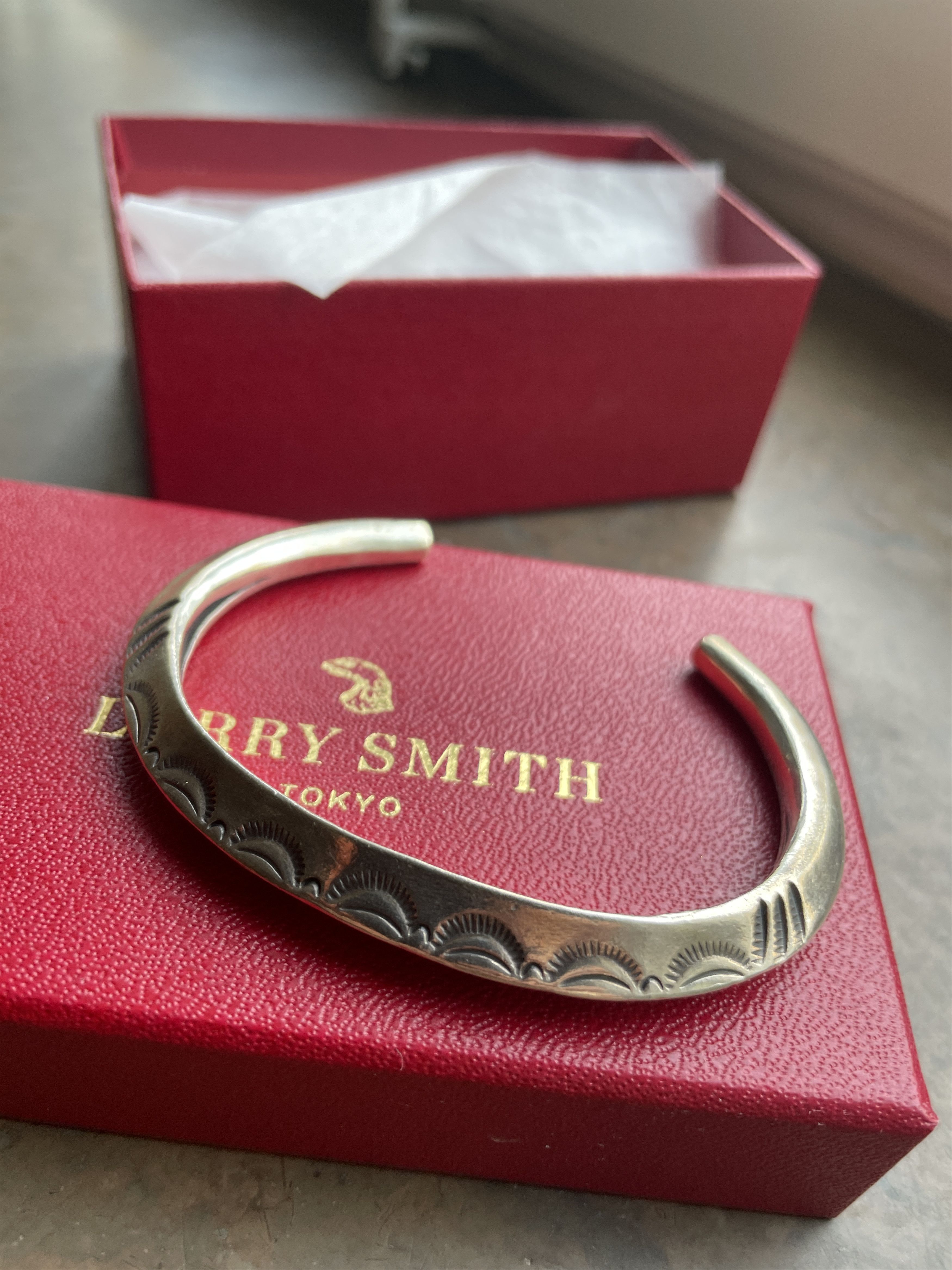Larry Smith Larry Smith Silver Bangle Bracelet | Grailed