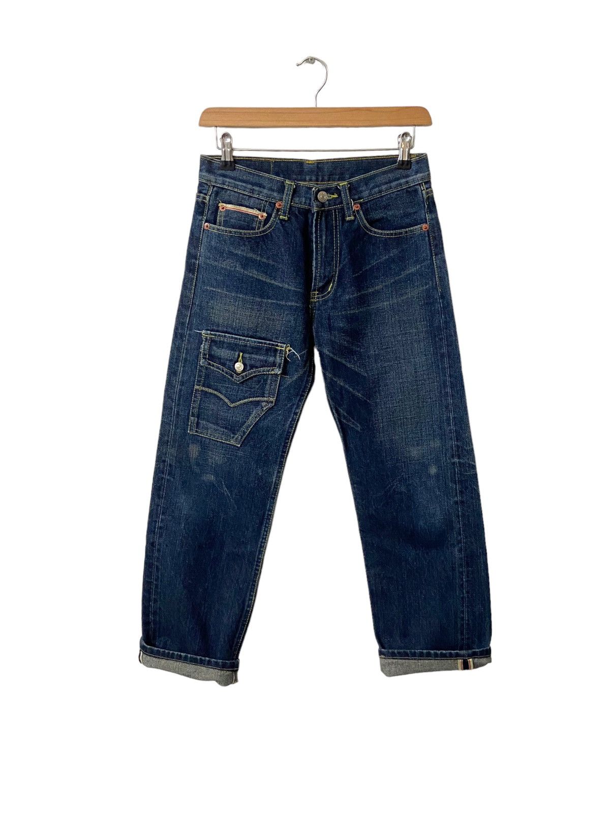 Self Edge Basic Pair of Selvedge Raw Denim Jeans | Grailed