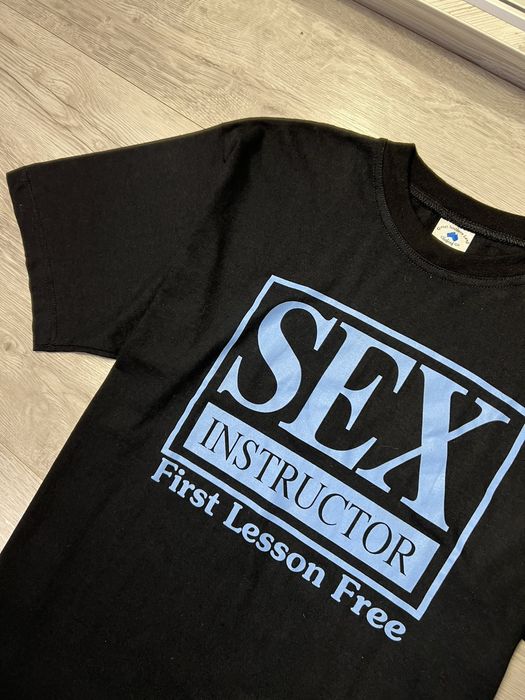 Vintage Rare Vintage Sex Instructor First Lesson Free T-Shirt | Grailed