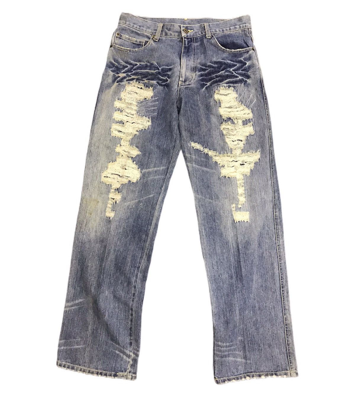 Distressed Denim × Japanese Brand × Streetwear Japanese Distressed ...