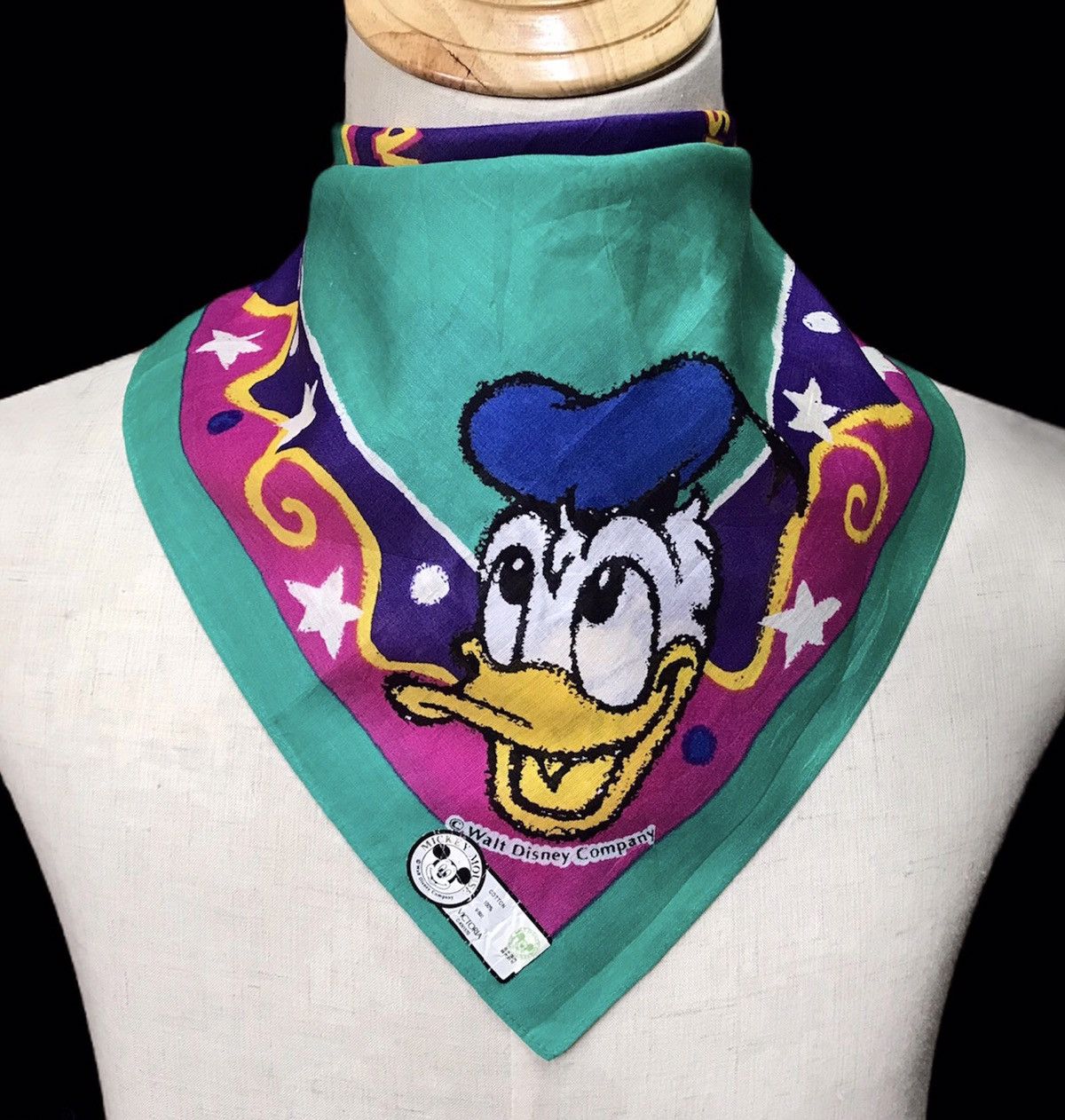 Mickey Mouse donald duck walt disney scarf bandana | Grailed