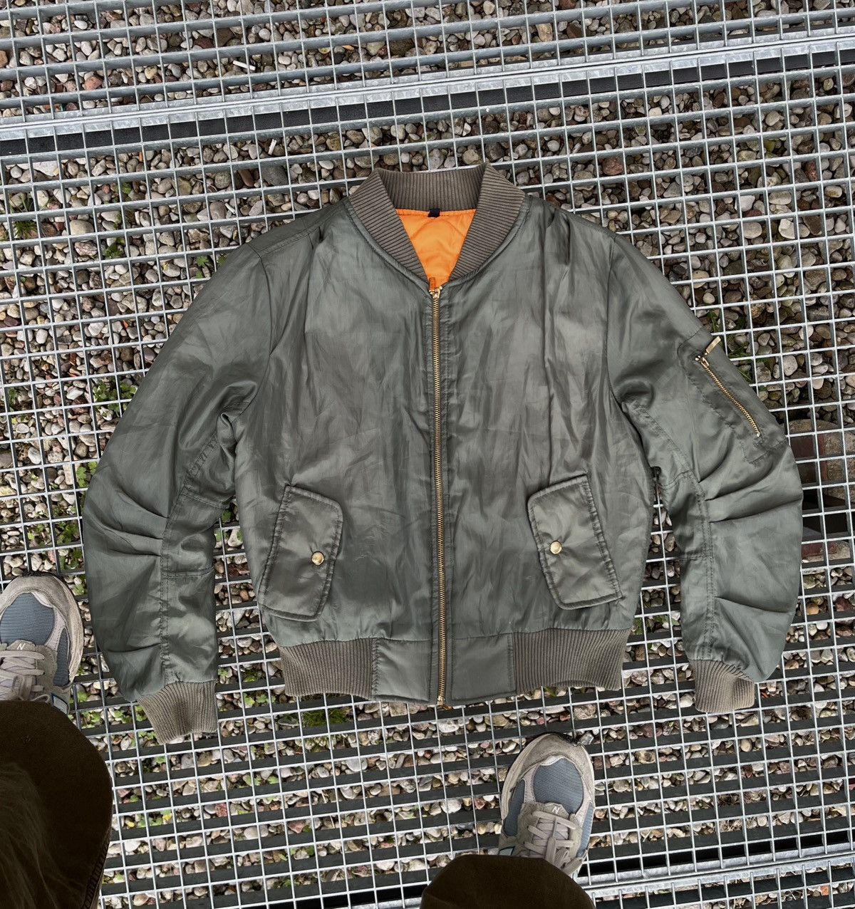 Avant Garde × Bomber Jacket × Vintage Vintage MA-1 Intermediate Flight ...